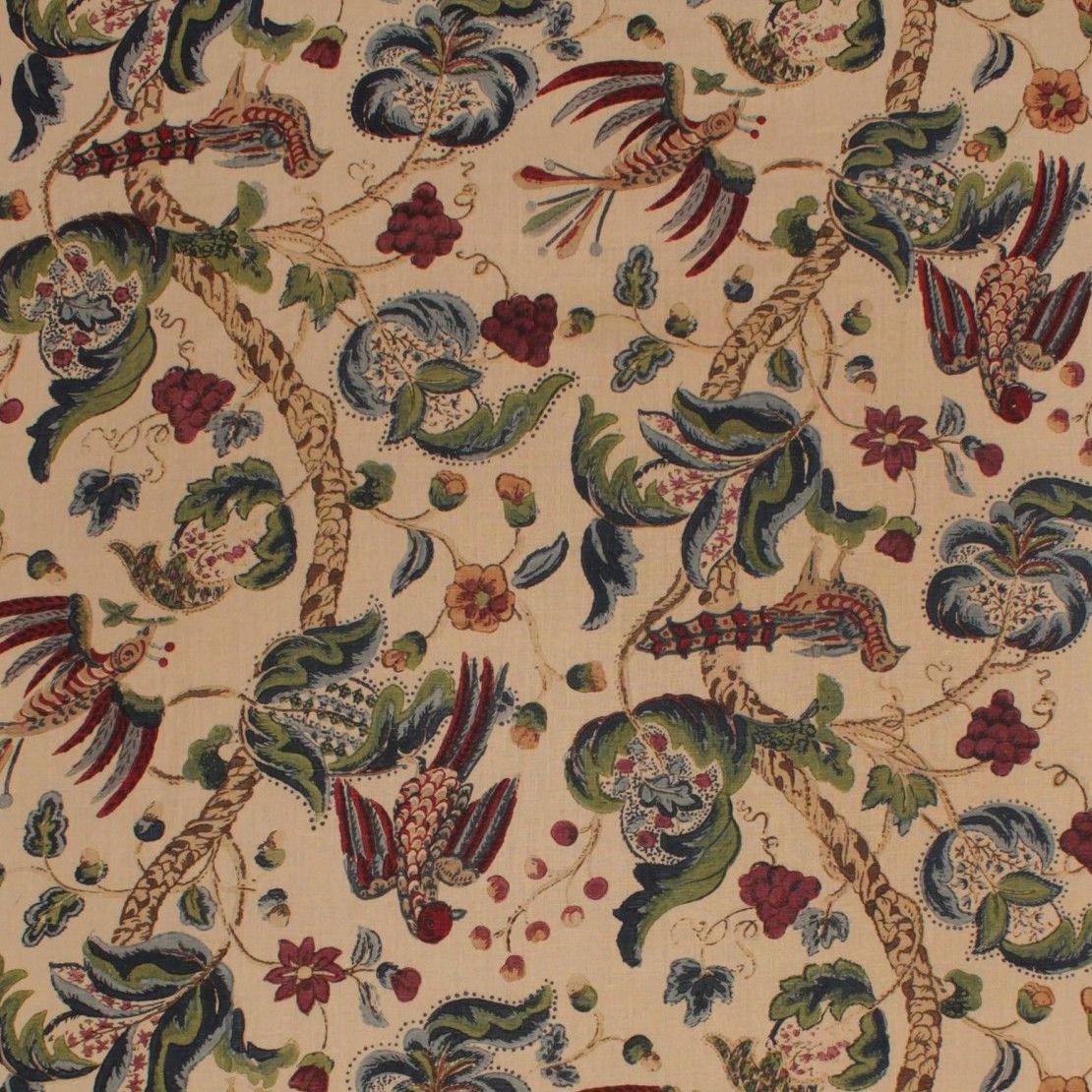 Marown, Green Multi (Handblock) - M-Geough